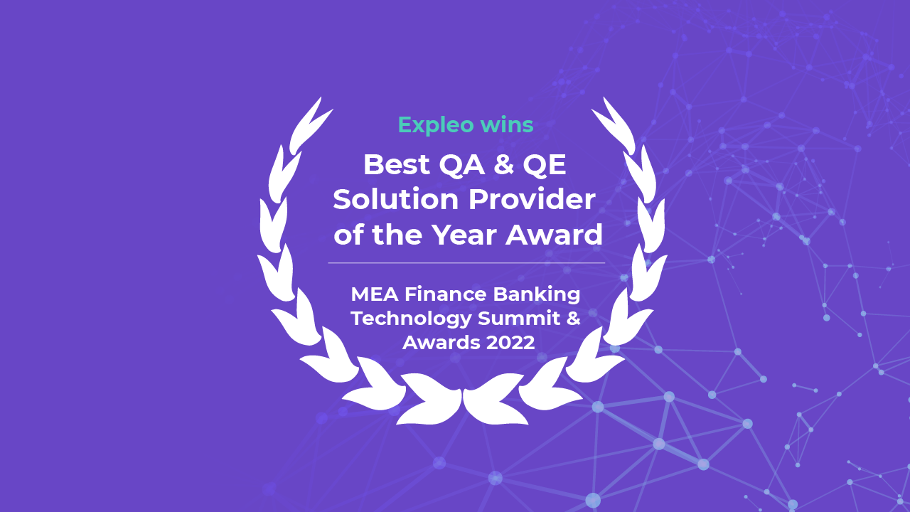 Expleo wins Best QA & QE Solution Provider of the Year Award